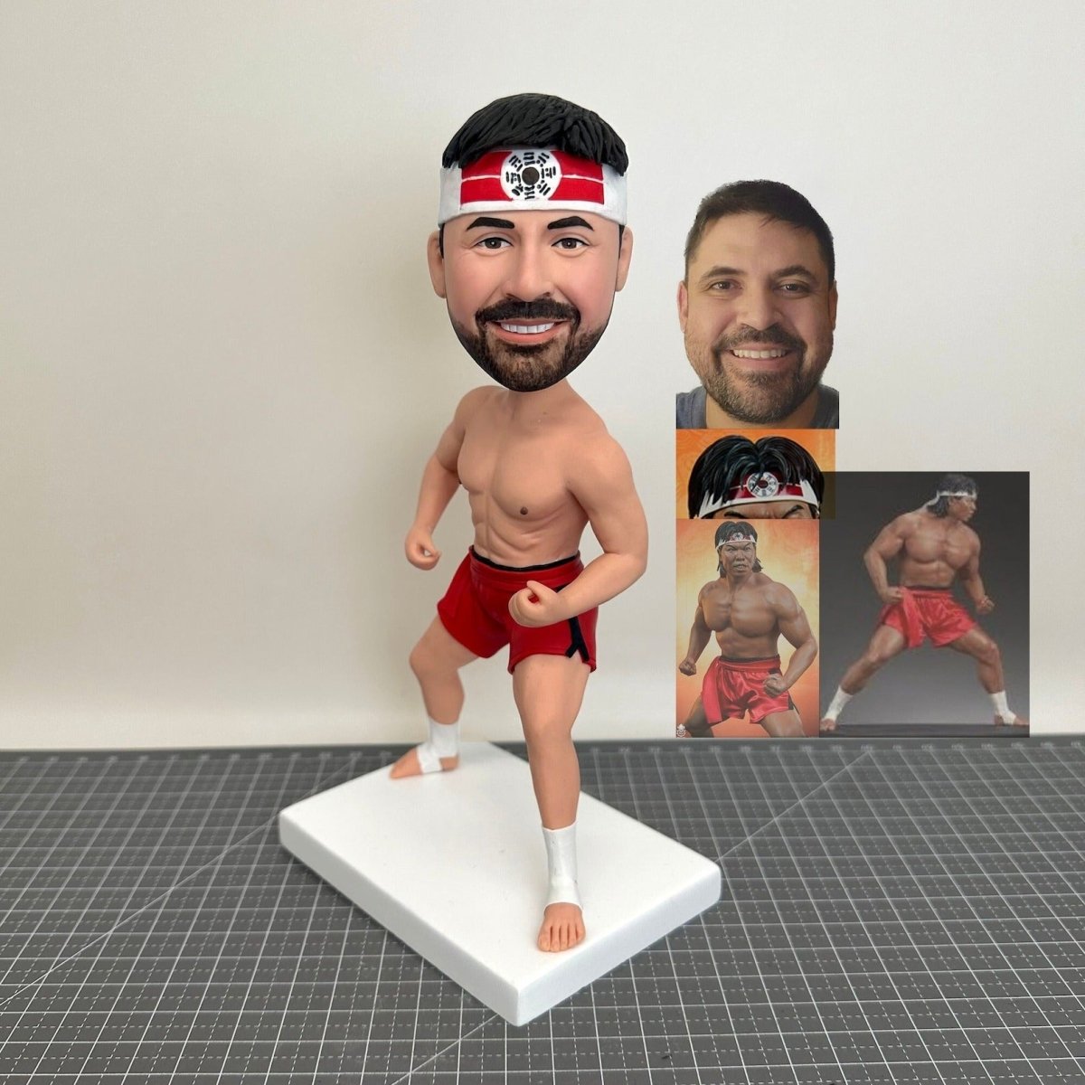Custom Boxer Bobblehead | Personalized Bodybuilding and Kickboxing ...