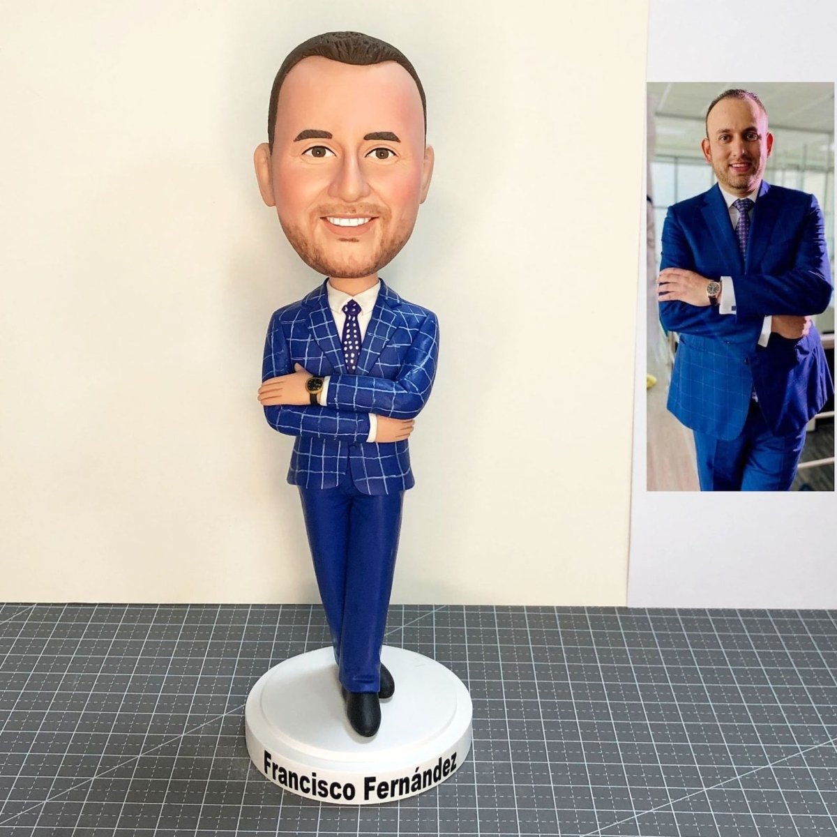 Custom businessman bobblehead | Personalized suit figurine gift – Get ...