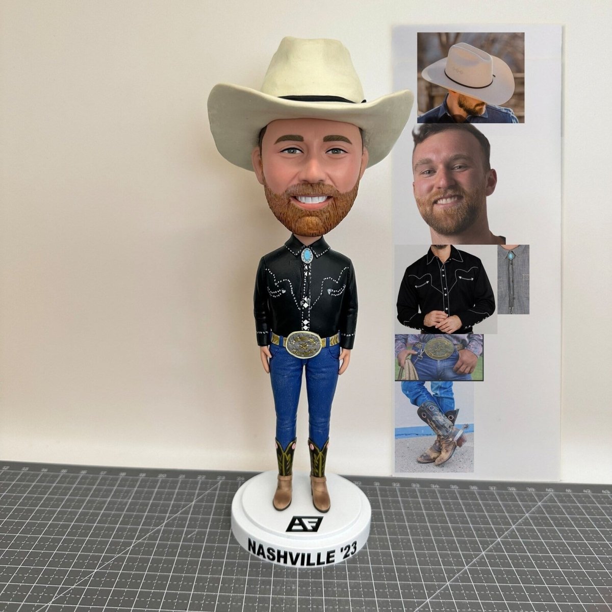 Custom cosplay cowboy bobbleheads | Personalized matador figurines ...