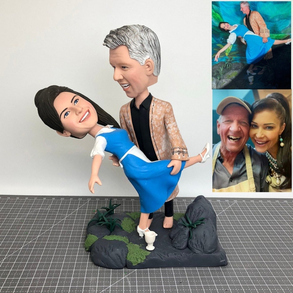 Custom Father and Daughter Figurines | Personalized Bobblehead ...
