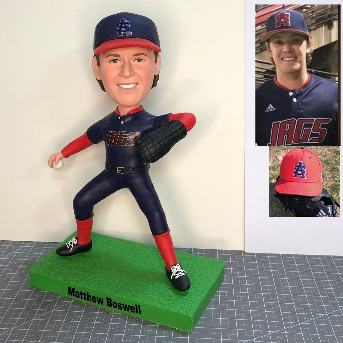 Custom Female Baseball Player Bobblehead | Personalized Sports Gifts ...