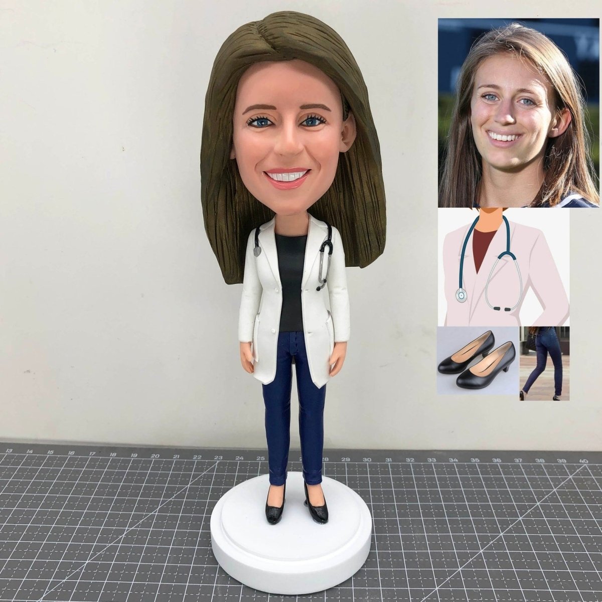 Custom Female Doctor Bobblehead | Personalized Graduation Gift – Get ...