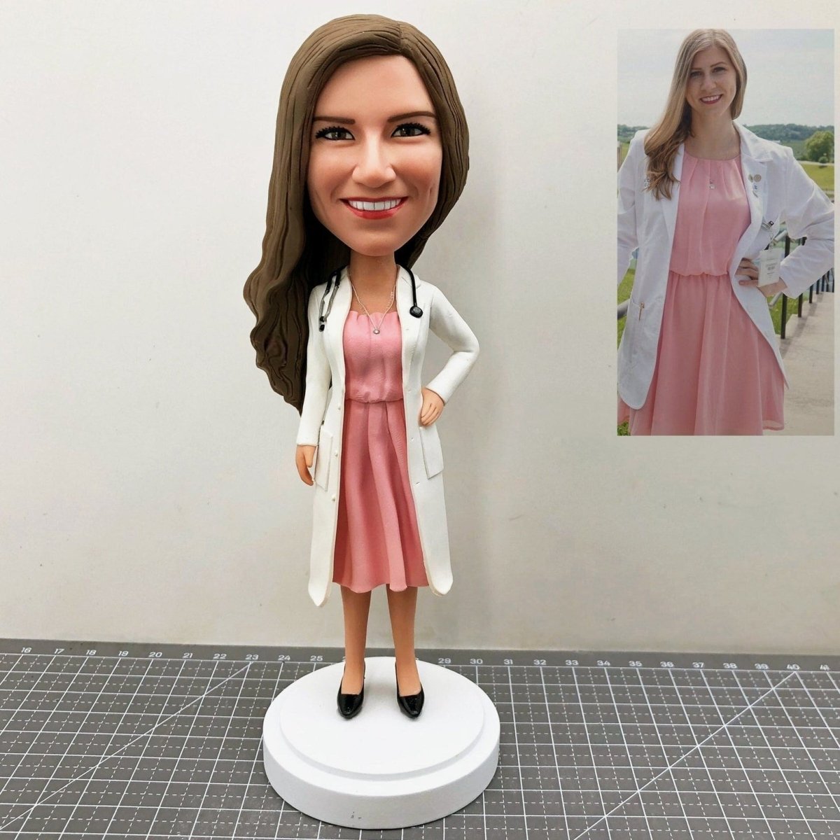 Custom Female Doctor Bobblehead Sculpt Yourself | Personalized Gifts ...
