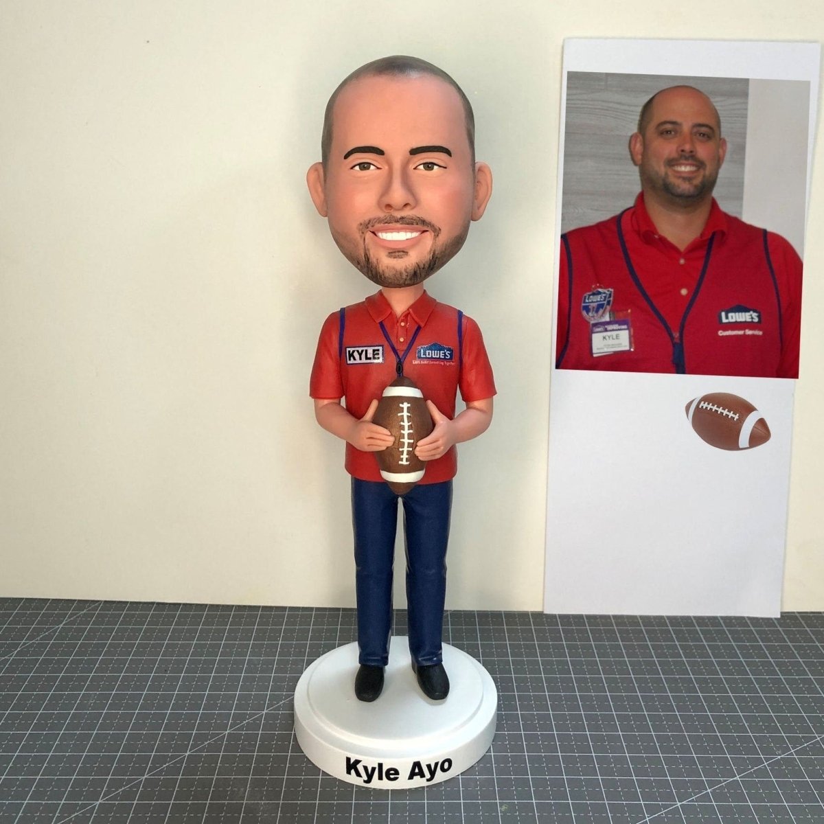 Custom Football Player and Coach Bobblehead | Personalized Sports Gifts ...