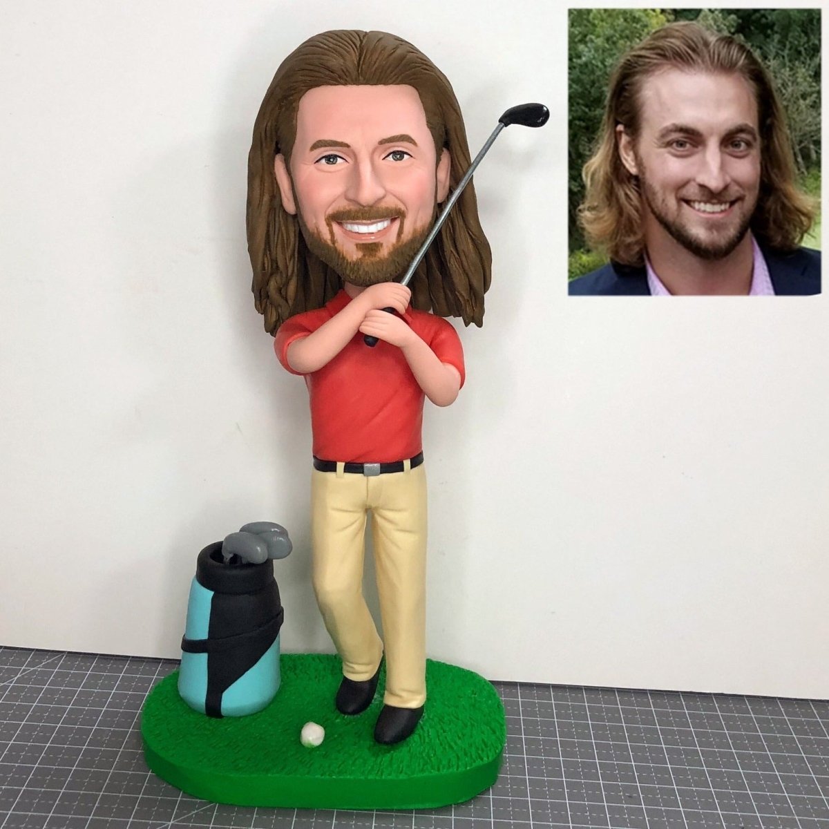 Custom Golf Bobblehead Figurine | Personalized Golfer Sculptures – Get ...