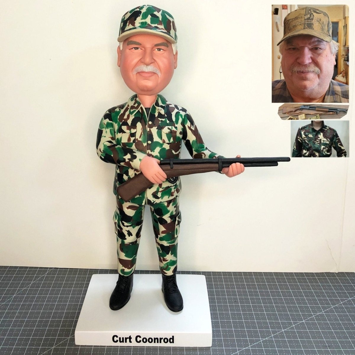 Custom Soldier and Officer Bobblehead | Personalized Military or Law ...