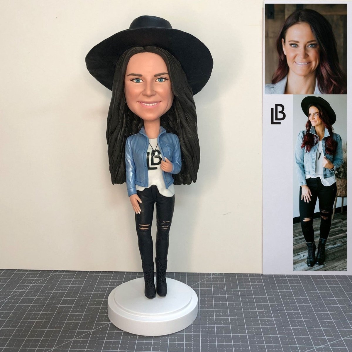 Personalized Cowgirl Bobblehead | Unique Gifts for Her & Custom Fashion ...